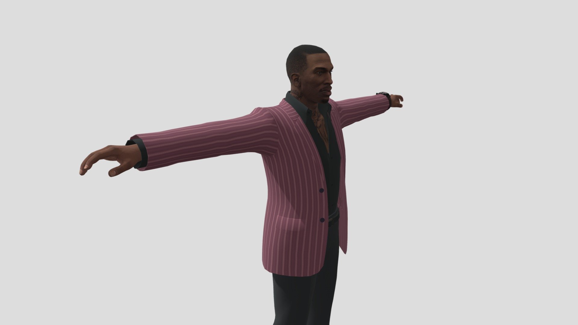 cj akiyama - Download Free 3D model by kairos (@KairosBastardville ...