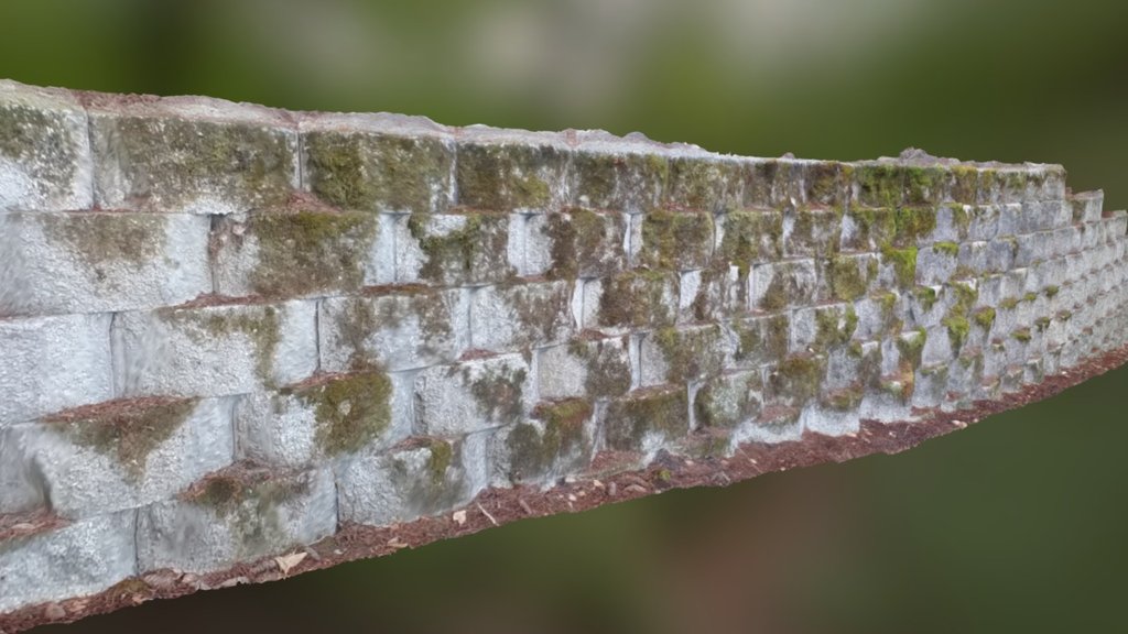 Block Wall - Mid range test - 3D model by Eve Bat Studios ...
