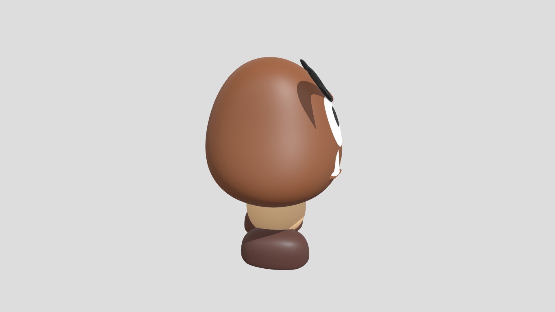 Goomba - Download Free 3D model by GK1000 [80d32ed] - Sketchfab