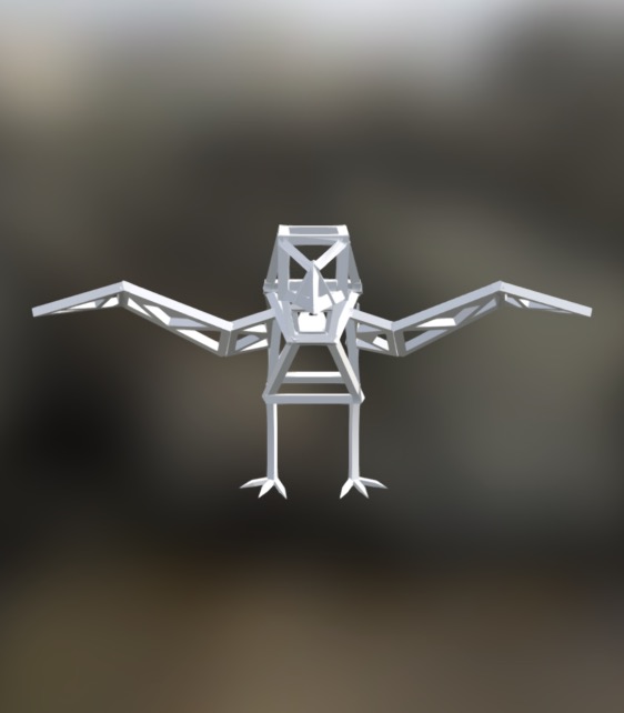 Piercehannah 3328995 64198382 Stick Figure Bird - 3D model by Chris ...