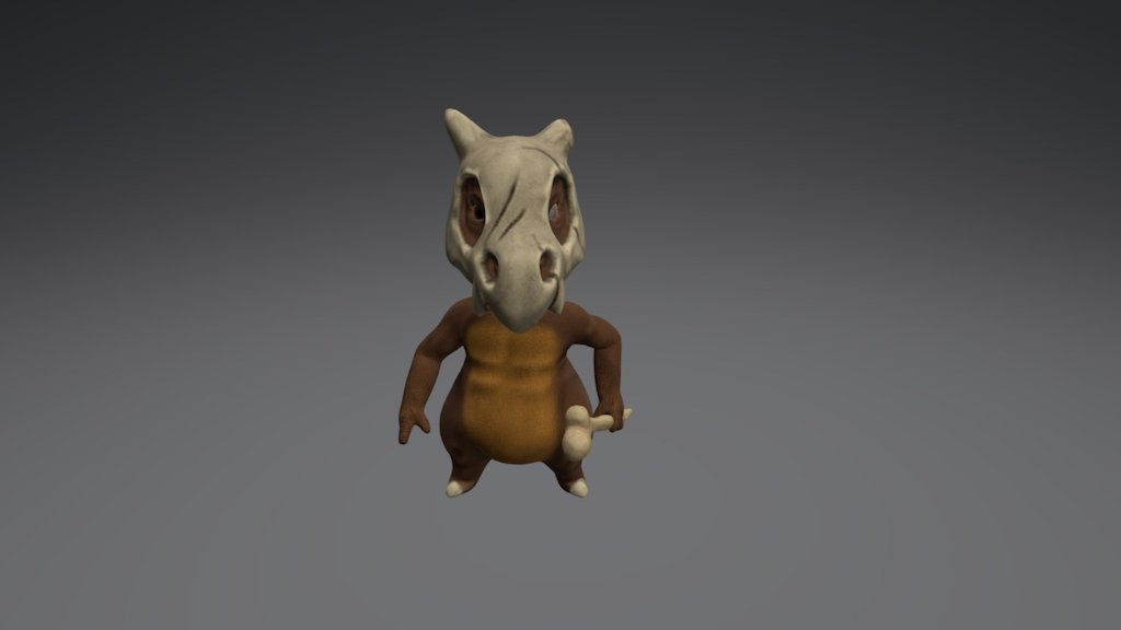 Cubone - 3D model by Sampo (@pellemasi) [80d3bd2] - Sketchfab