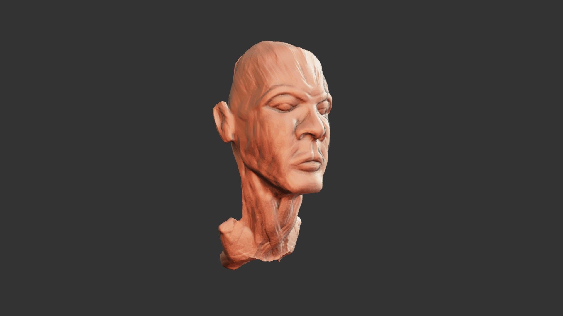 Sculpt January 2018 Jan 01 - Mouth and Nose - Download Free 3D model by ...