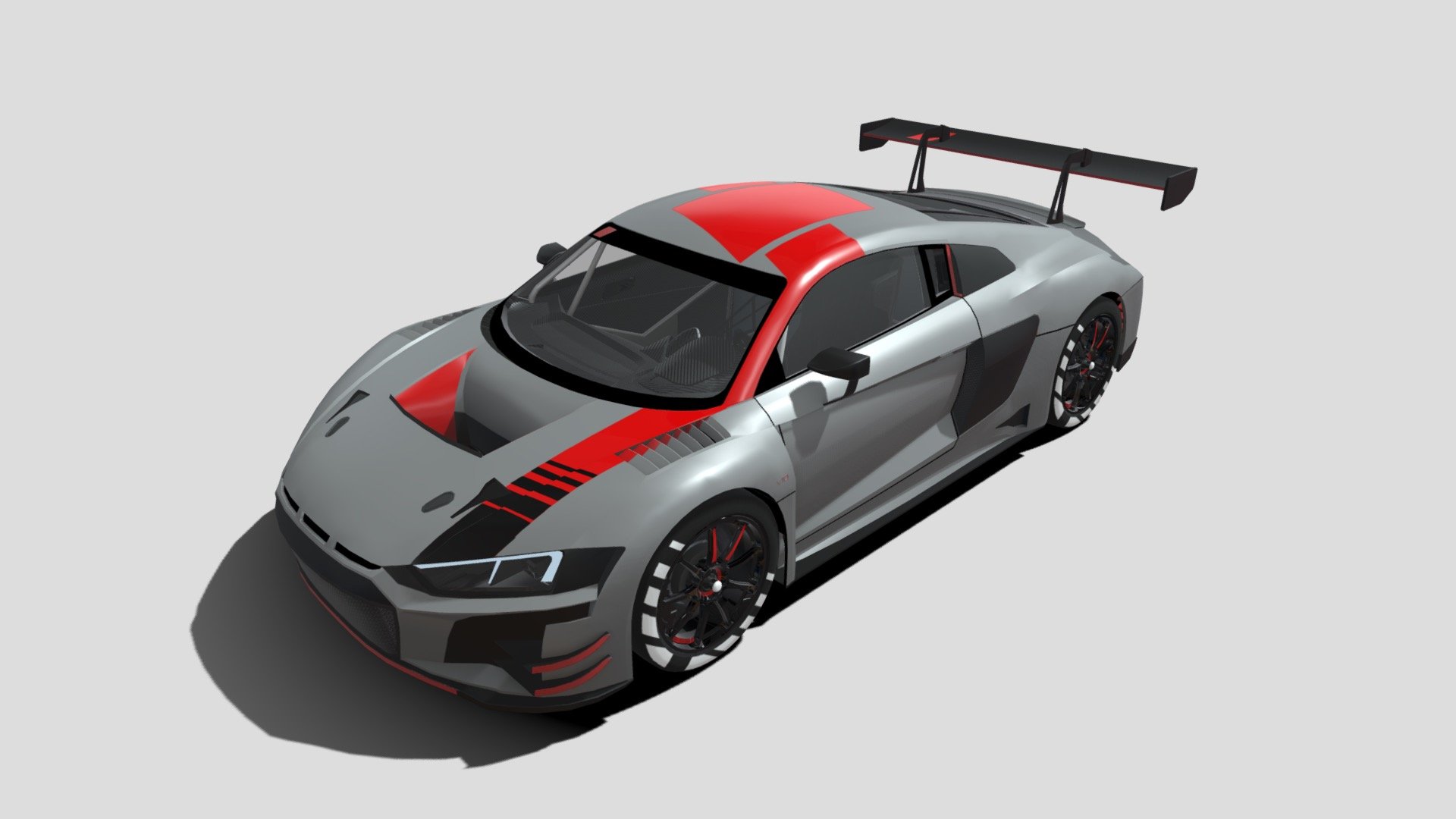Audi - R8 GT3 LMS - 3D model by mrDiG [80d3f34] - Sketchfab