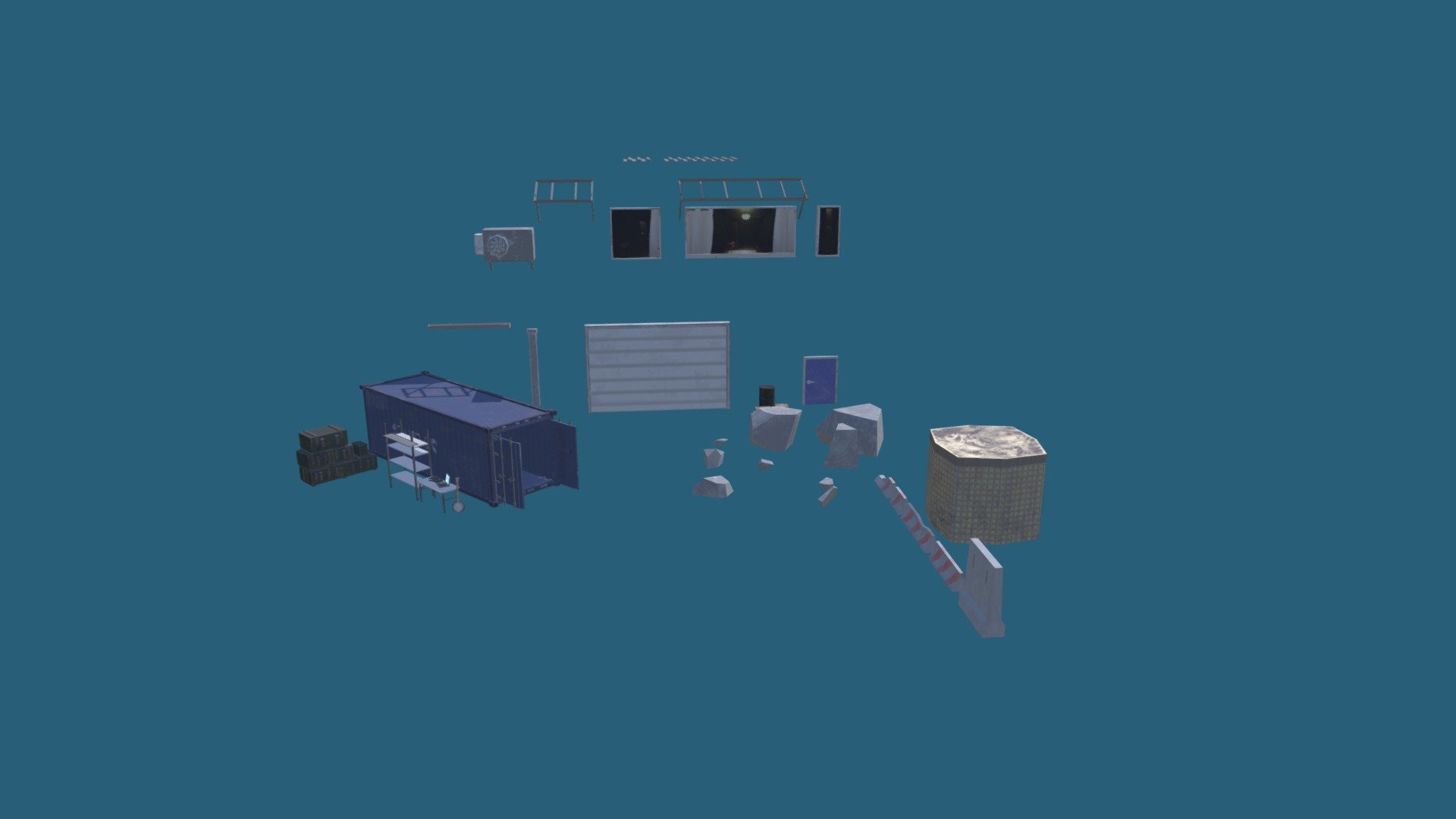 Box2 Tower defense props - 3D model by Warner Boonstra (@RacoonTrash ...