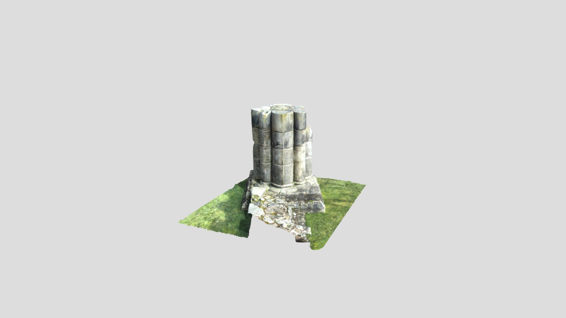Cathedral Ruin Pillar - Download Free 3D model by aarongrider [80d70c6 ...