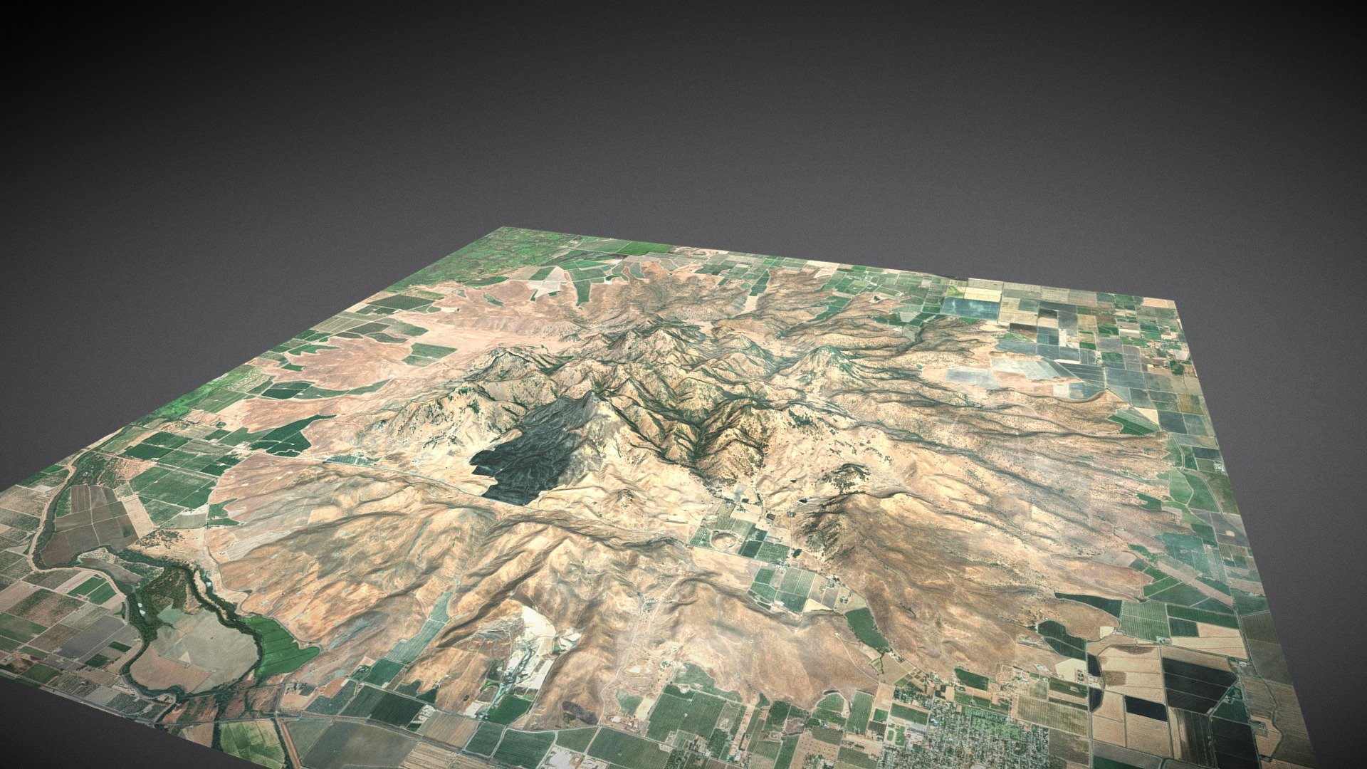 Sutter Buttes, California, USA (x2) - Download Free 3D model by Carraig ...