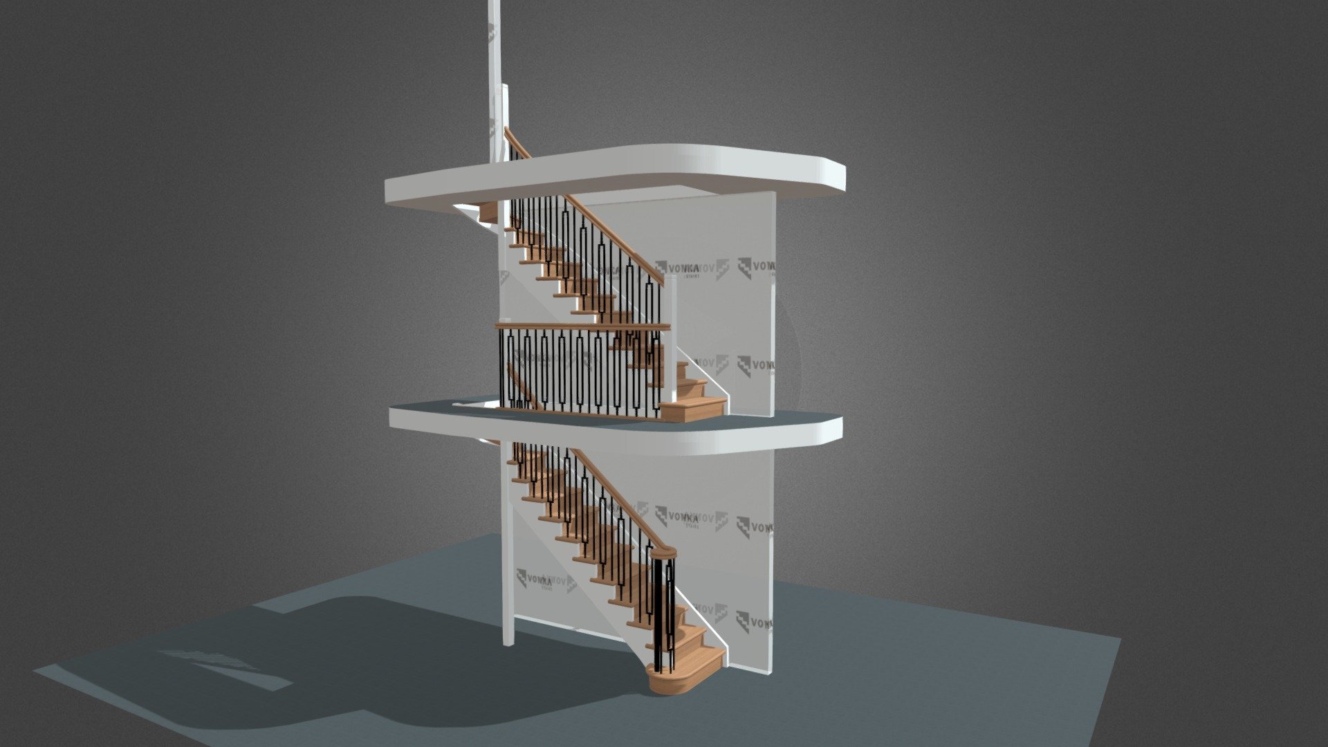 Hasan - V2 - Download Free 3D model by Vonka Stairs Ltd (@vonka ...
