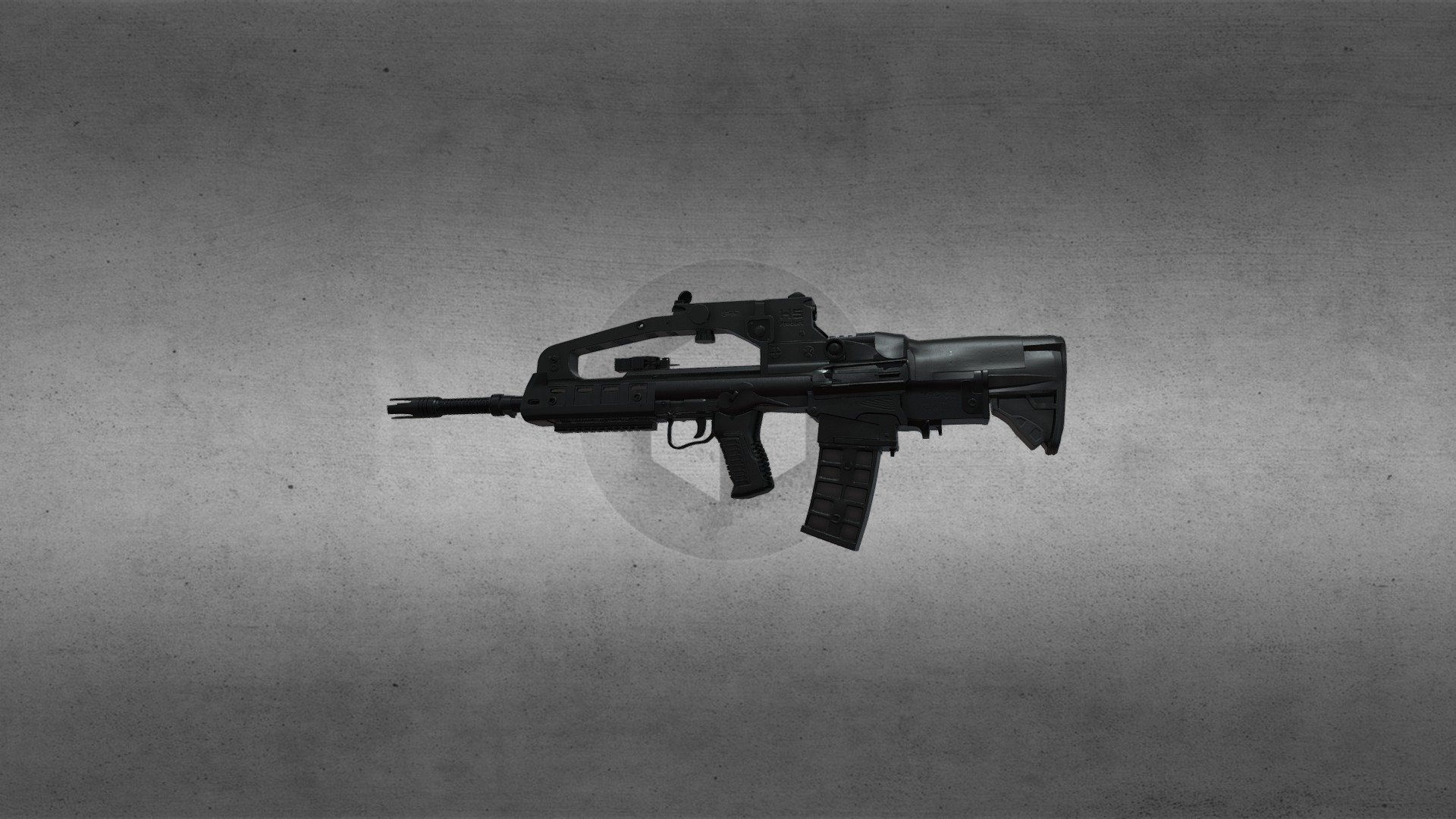 VHS-D2 Weapon Assault Riffle - 3D model by MoonSnK [80d9eeb] - Sketchfab