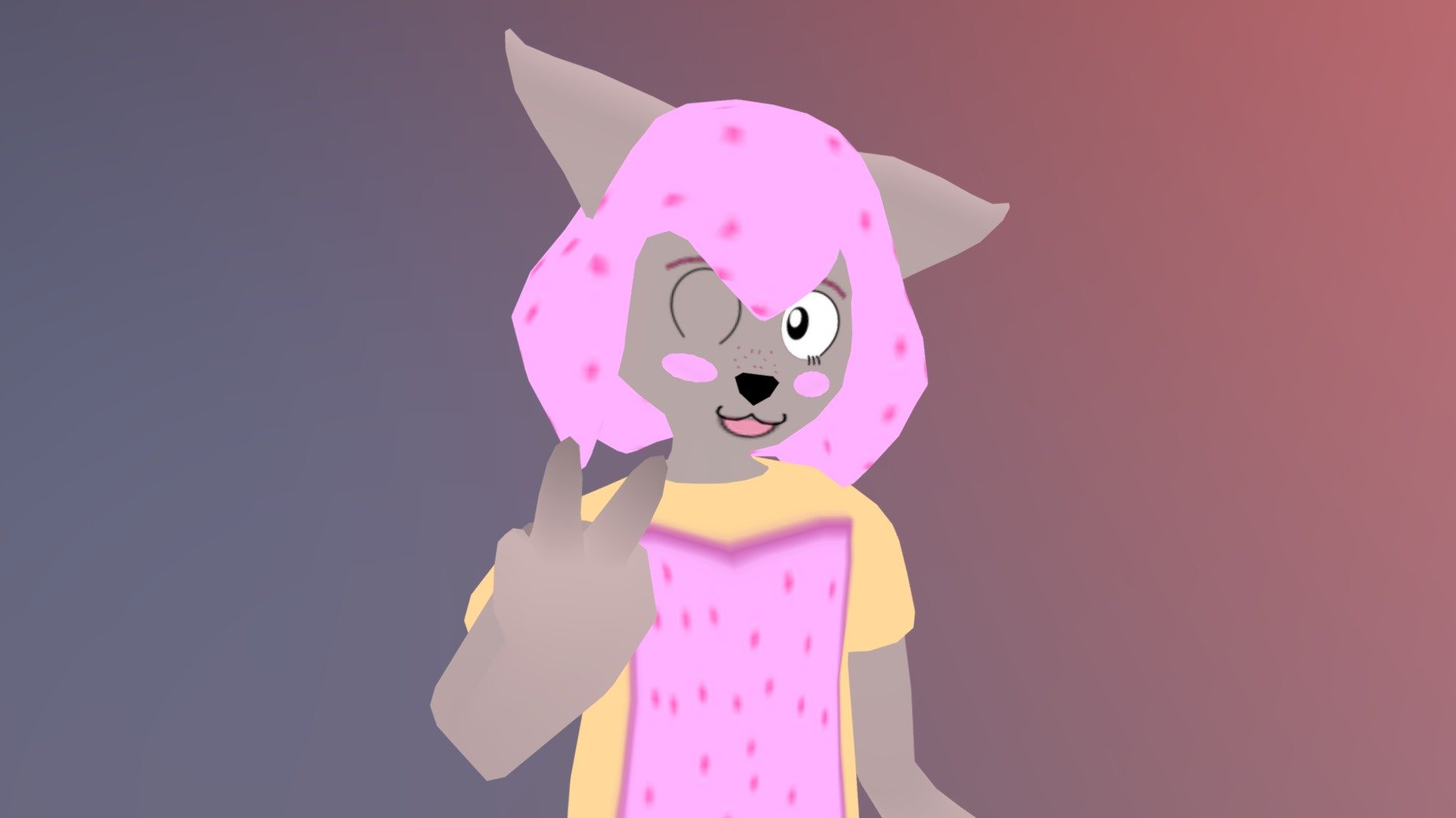 Nyan Cat - 3D model by Floober [80d9f47] - Sketchfab