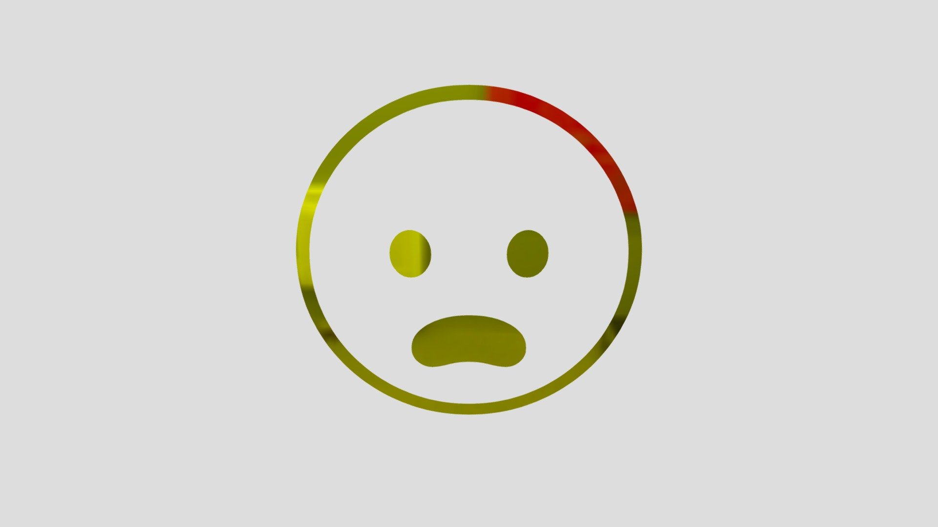Frowning Face with Open Mouth - Download Free 3D model by saurabh ...