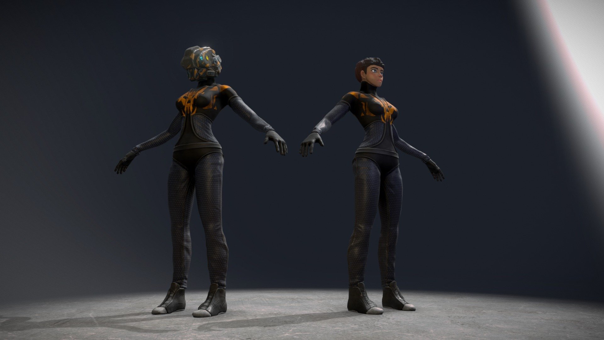 CharaCrea - Bandit Pilot - 3D model by Thomas.Colombin [80dd474 ...