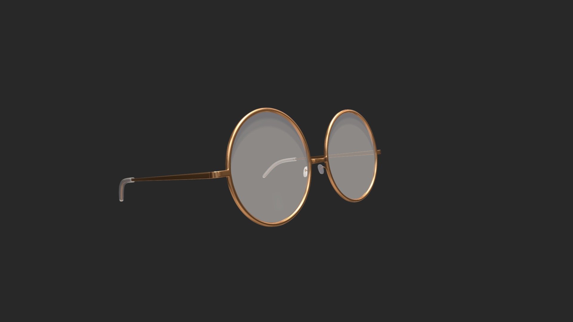 Circle Frame Glasses Style - Buy Royalty Free 3D model by Philip Combs ...