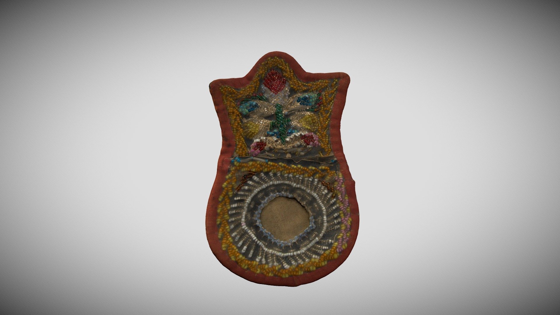 Beaded Pocket Watch Pouch - 3D model by Dr Alice Watterson ...