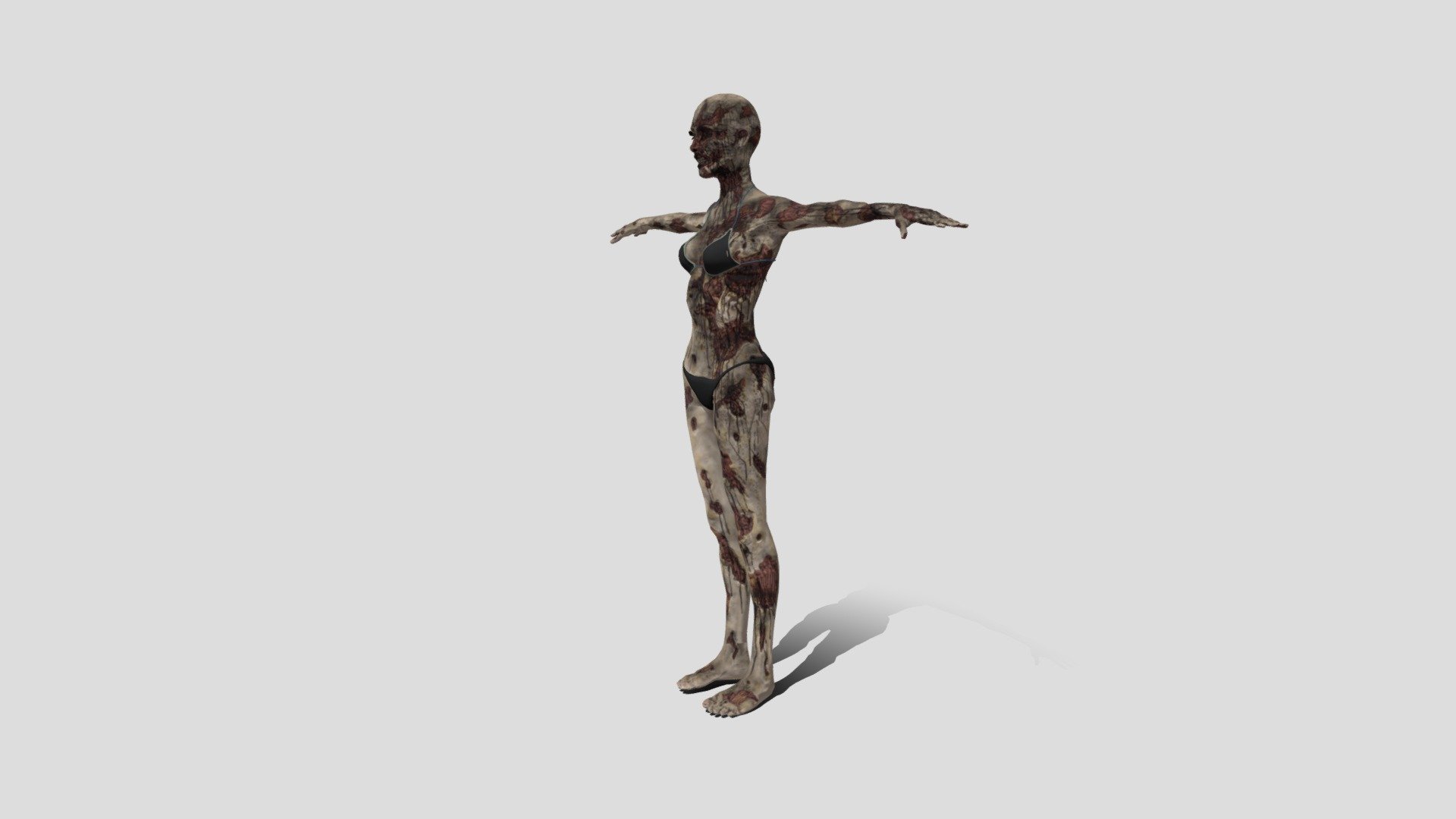 Female Zombies - Download Free 3D model by mahver465 [80e0280] - Sketchfab