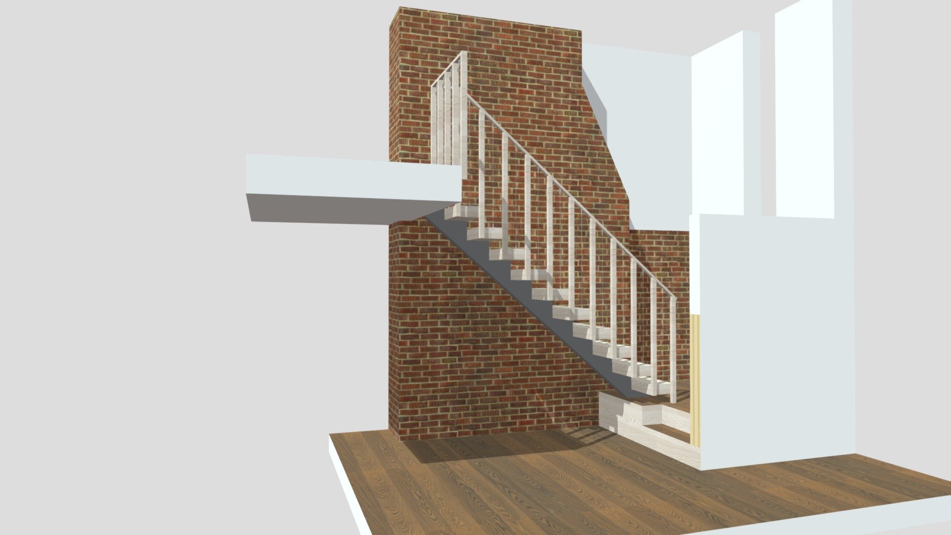 The Lodge - Download Free 3D model by Dean - Flair Stairs ...
