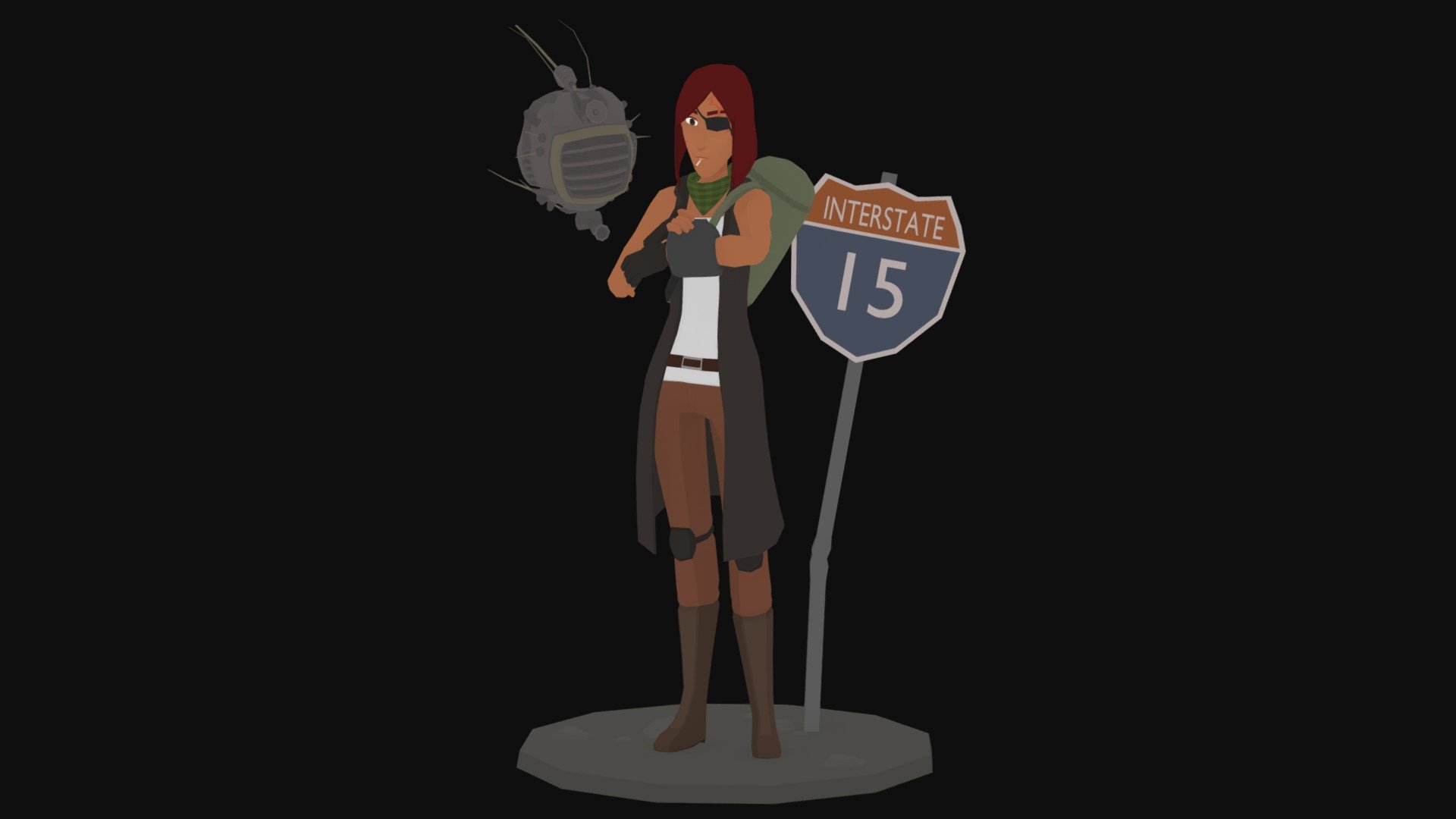 Courier Six - 3D model by Kam (@disappearedsock) [80e0cb1] - Sketchfab