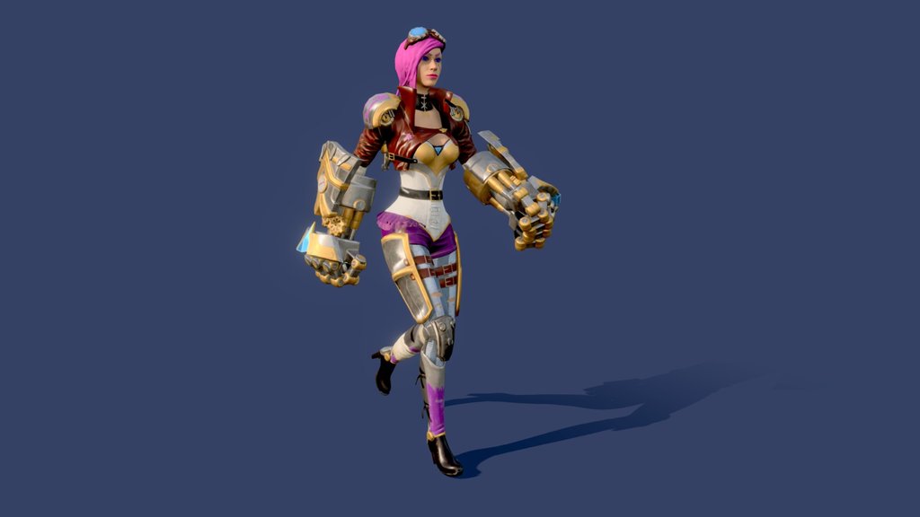 Vi gauntlets - A 3D model collection by spidermanuwu - Sketchfab
