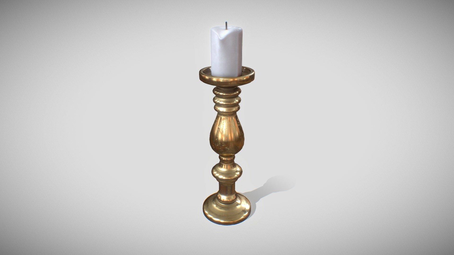 Candlestick - Download Free 3D model by AK STUDIO (@inven2000) [80e8478 ...