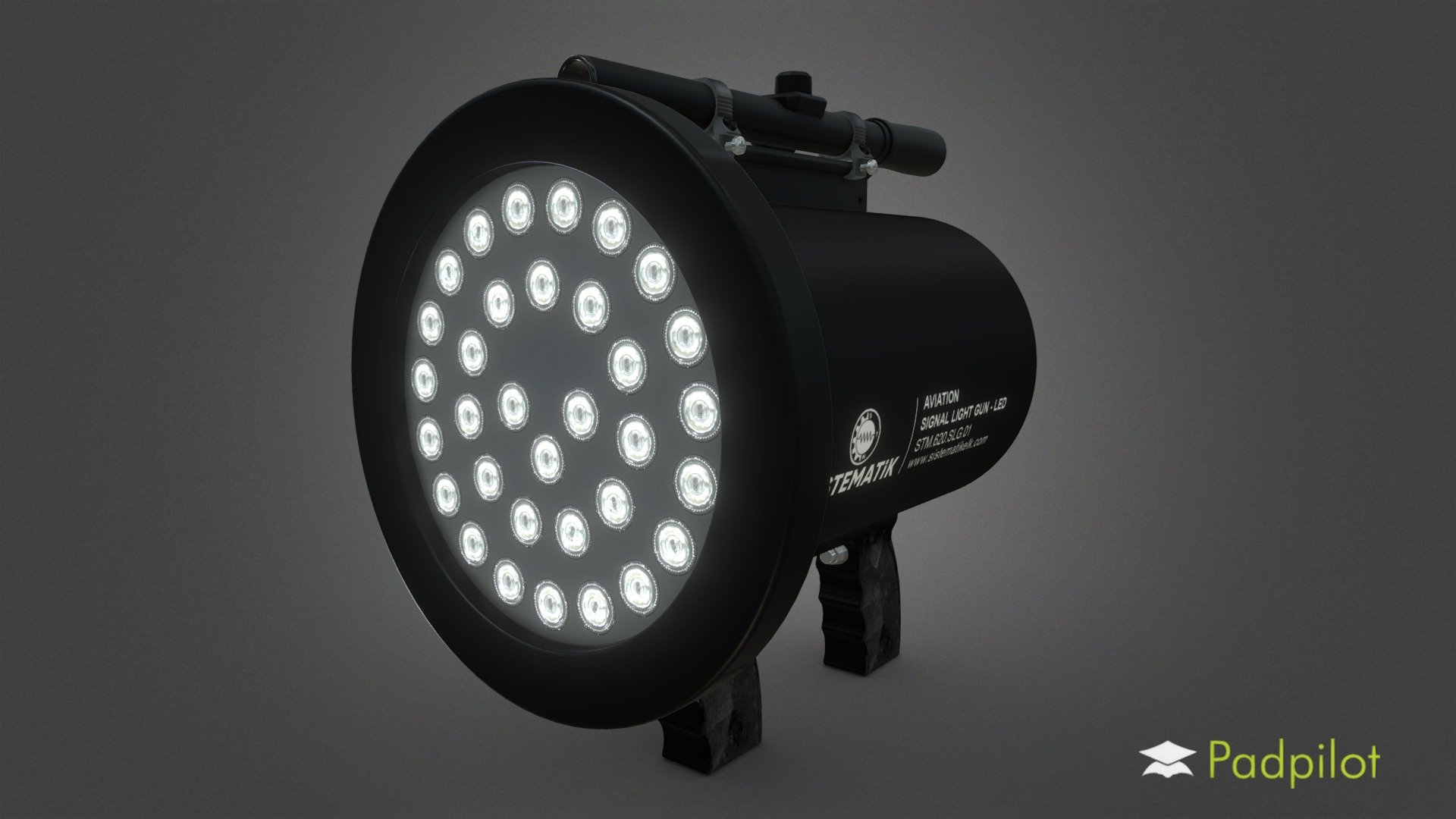 Signal Light Gun (ALDIS) - 3D model by Padpilot [80e89f8] - Sketchfab