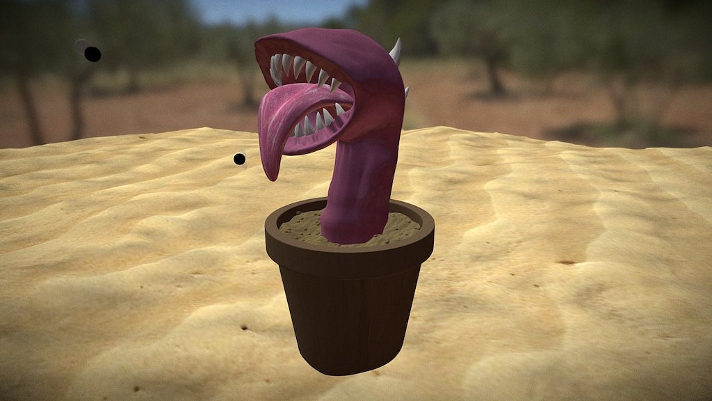 Monster plant - 3D model by artyrey [80e9beb] - Sketchfab