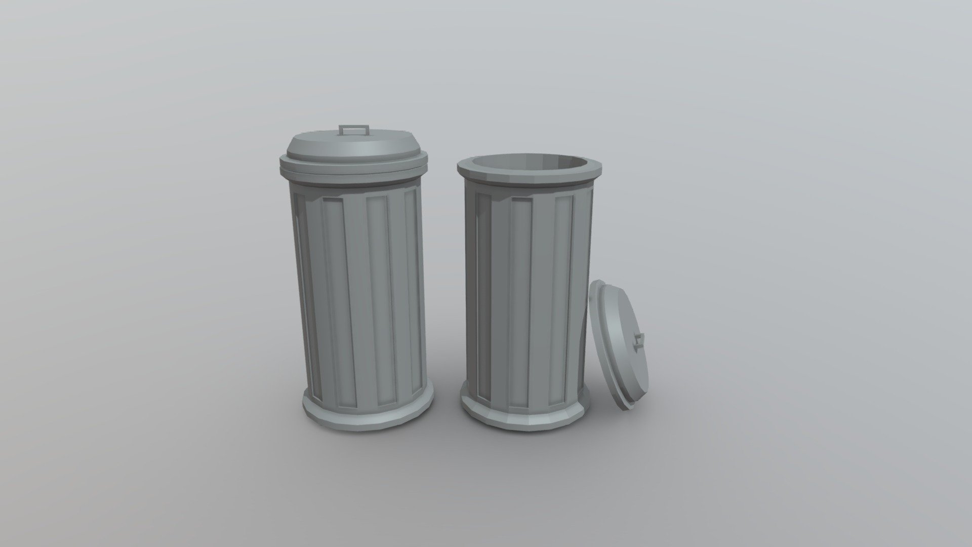 Trash bin - 3D model by hineru [80ec6fd] - Sketchfab