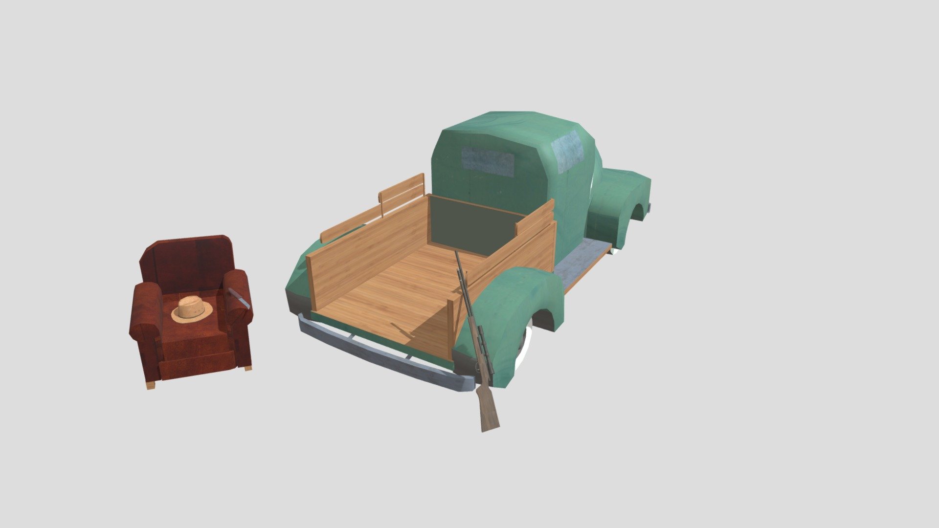 DAE 5 Finished props - FOREST LONER - 3D model by Daniel Rieger ...