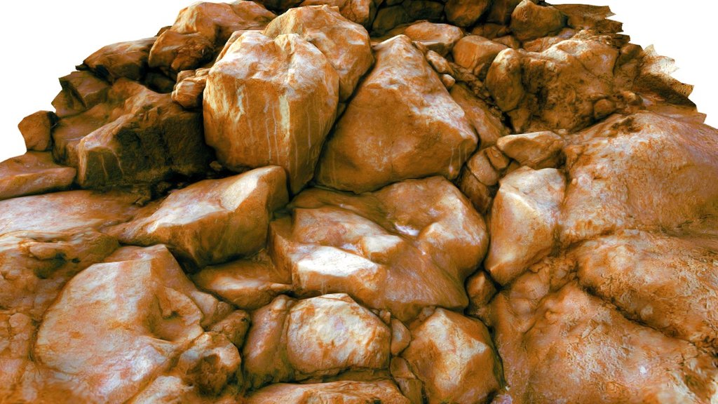 Mars rocks recreation set (II) - LowPoly - 3D model by Luis ...