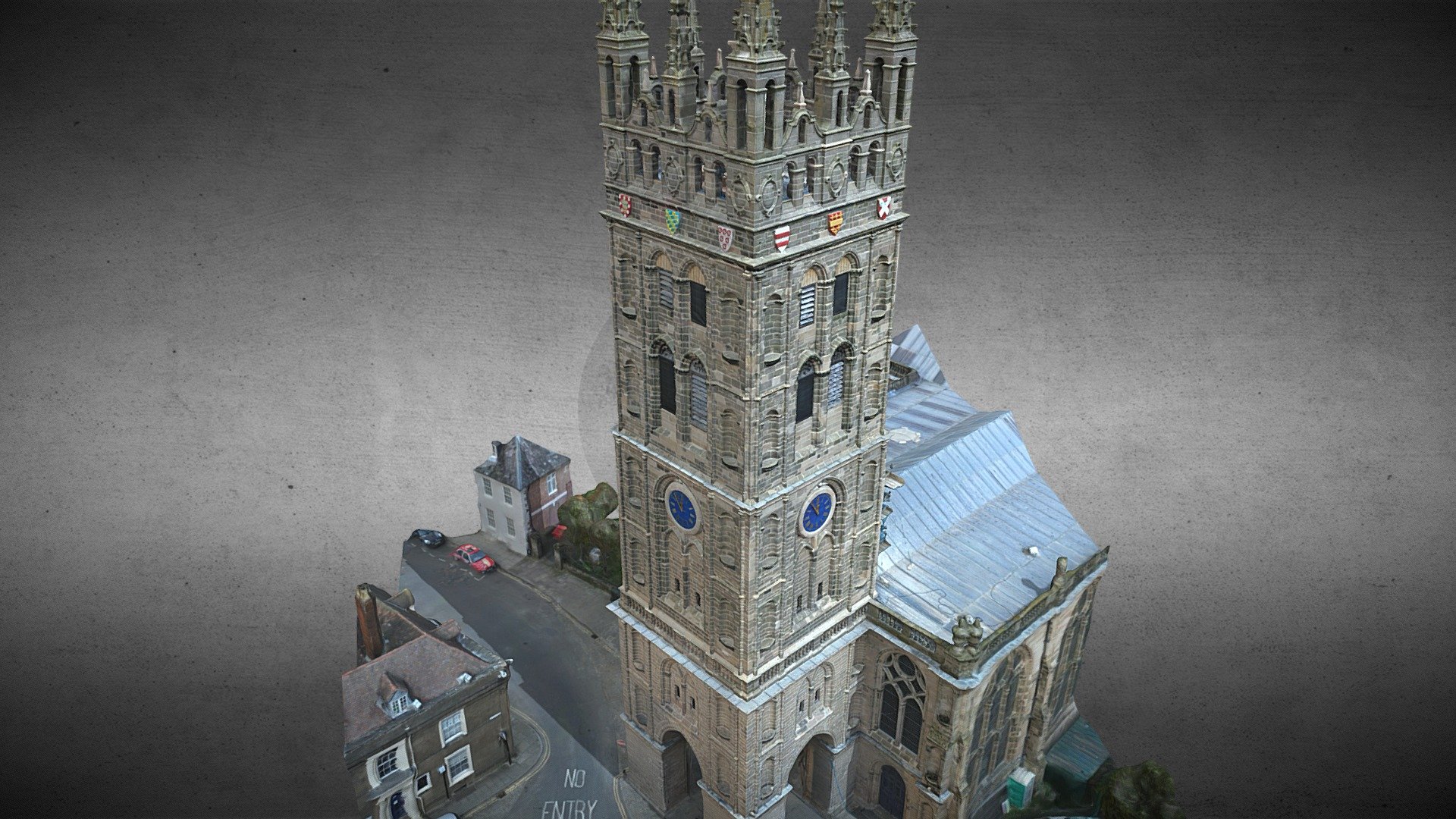 St Mary’s Church Warwick - Buy Royalty Free 3D model by Alex Tench ...