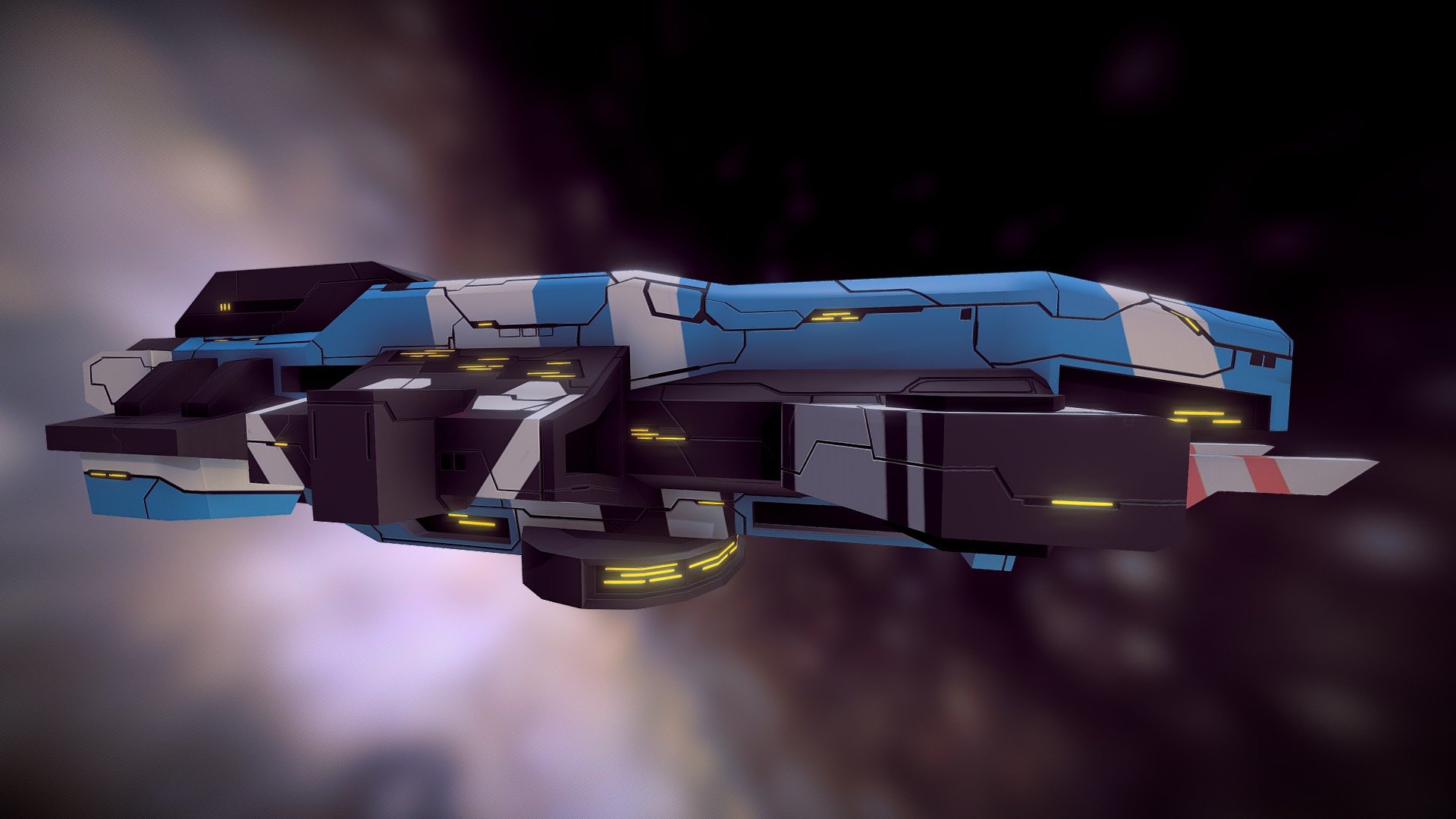 Assault Cruiser (Retextured) - 3D model by Forged1212 [80ef5ab] - Sketchfab