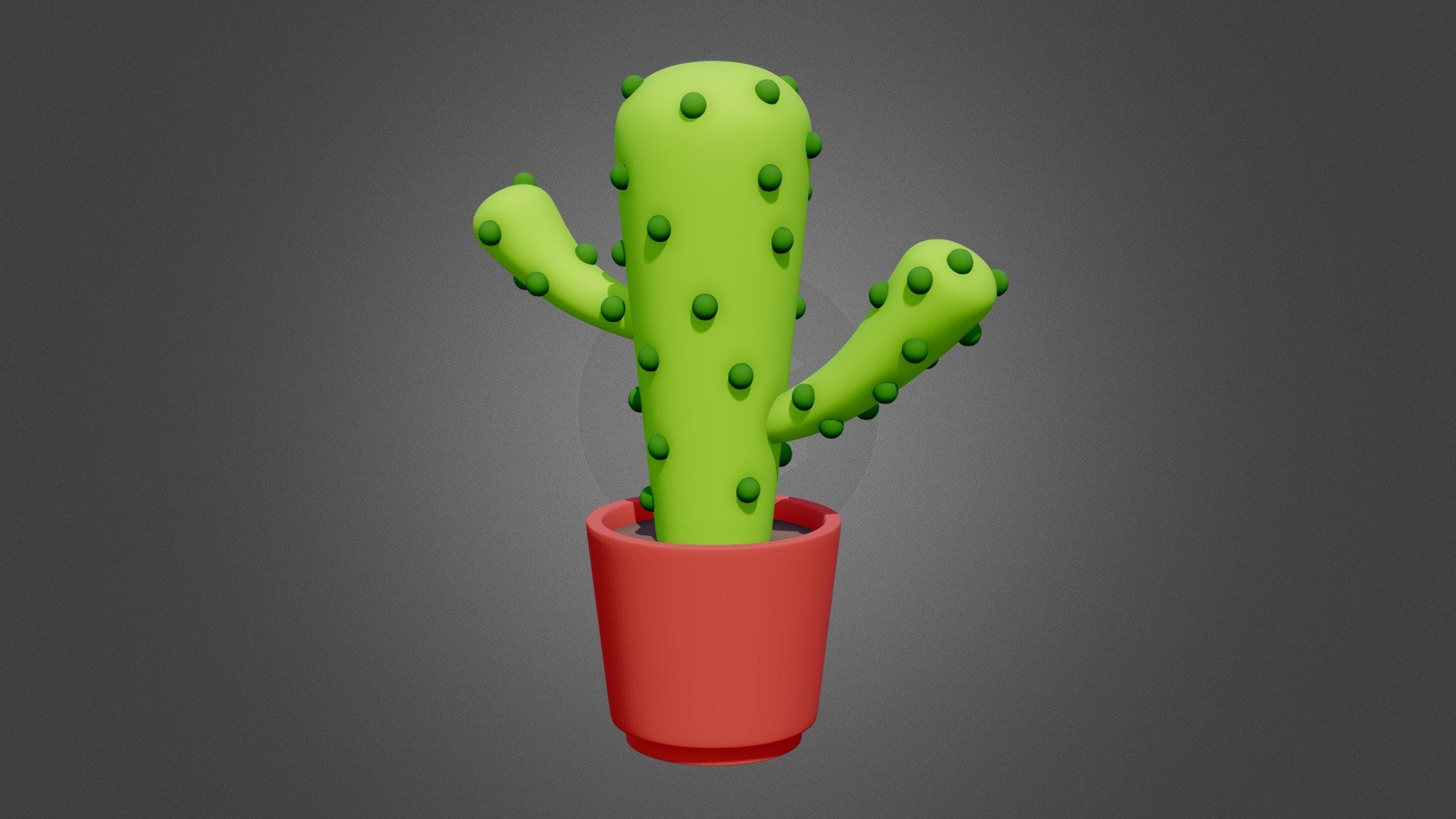 Stylized Cactus - Download Free 3D model by New Light (@darthmiles24 ...