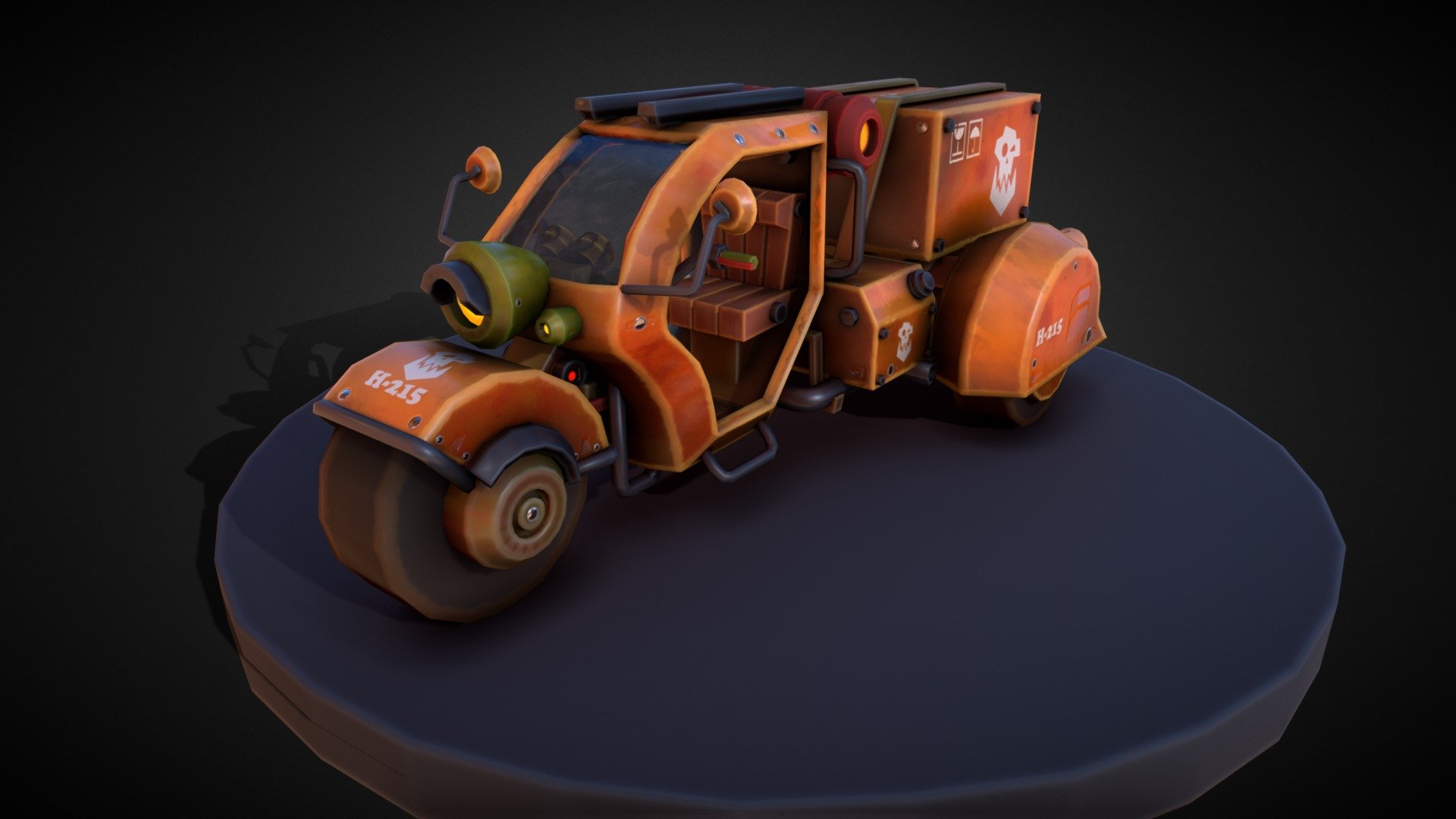 Stylized Moto (Draft) - 3D model by Snowy0Panther [80f2285] - Sketchfab