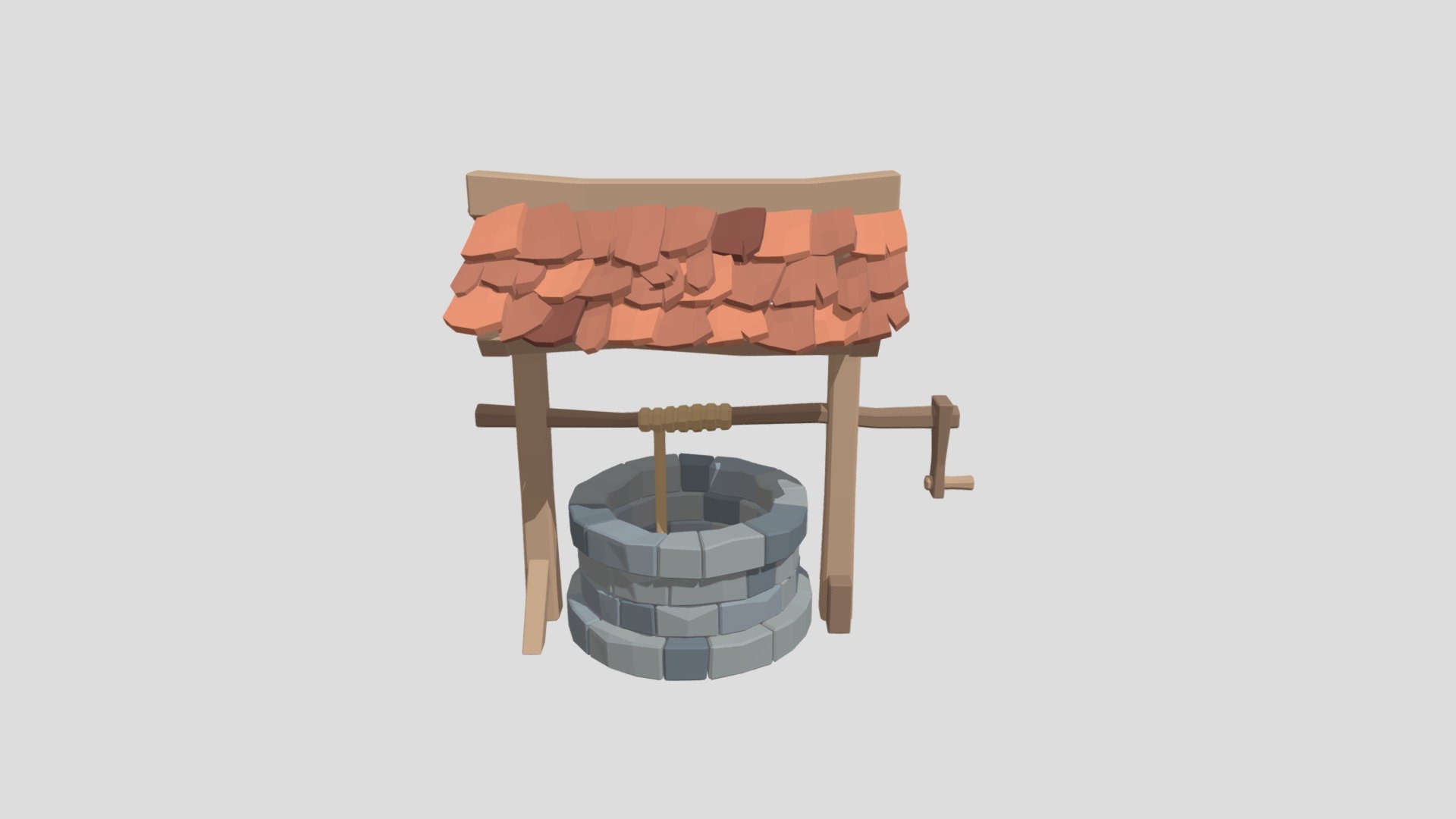 Stone Well - 3D model by eferr123 [80f2f04] - Sketchfab