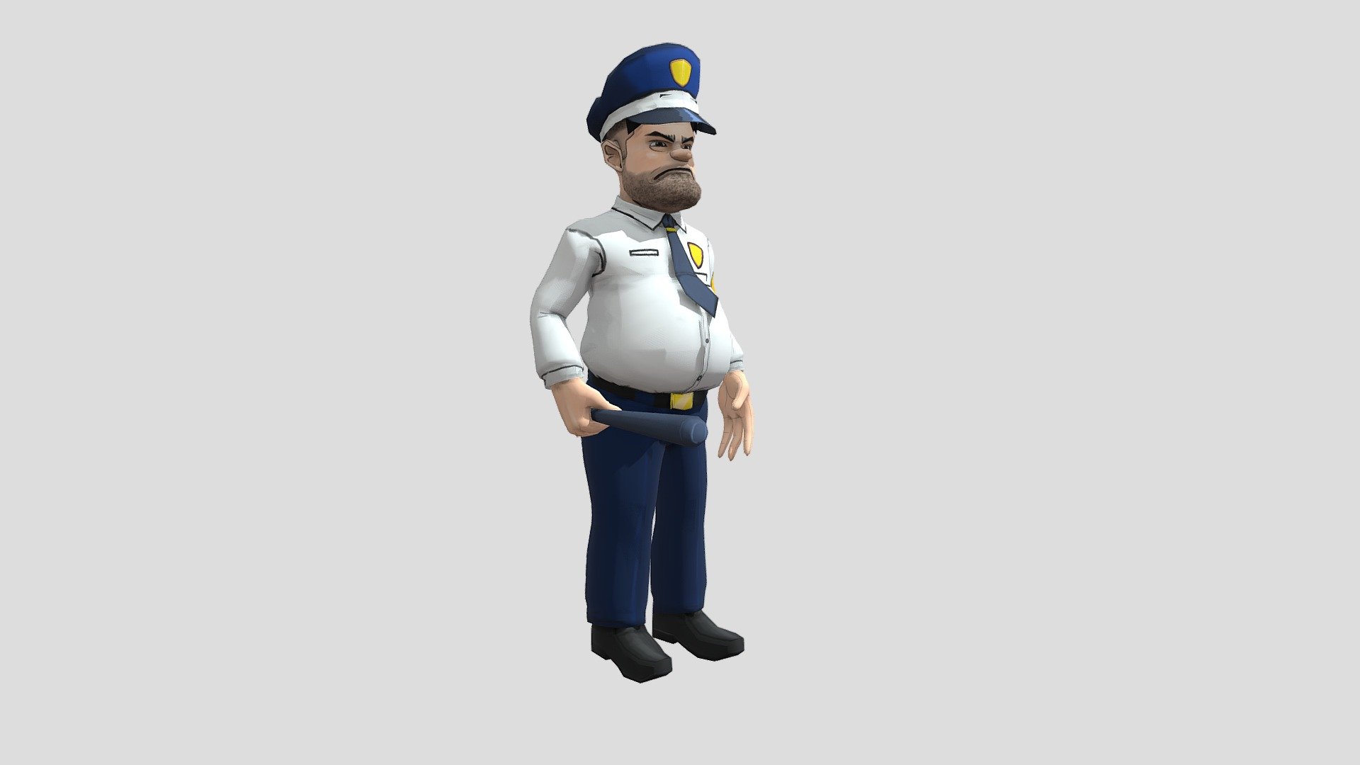 School guard (game ready) - Buy Royalty Free 3D model by TerComics ...