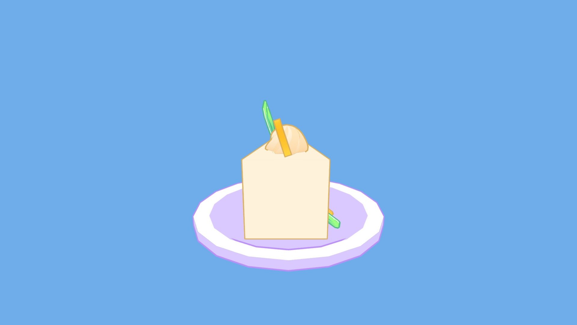 Lemon Cake - Download Free 3D model by TheJokeLion [80f4645] - Sketchfab