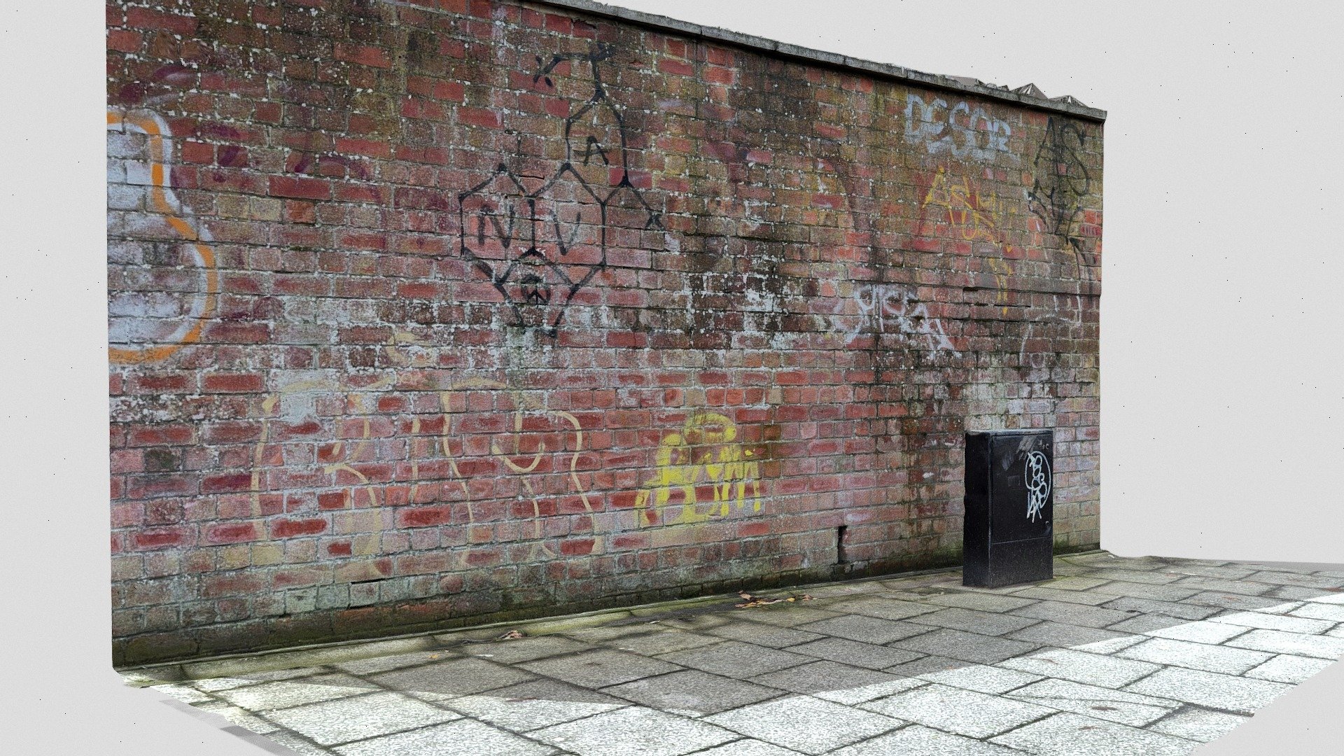 Alley scan - Download Free 3D model by JabRomich [80f48ba] - Sketchfab