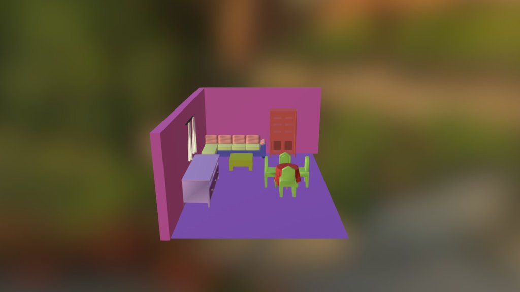 Sala - 3D model by William Palma Bustamante (@williampalmab) [80f4a98 ...