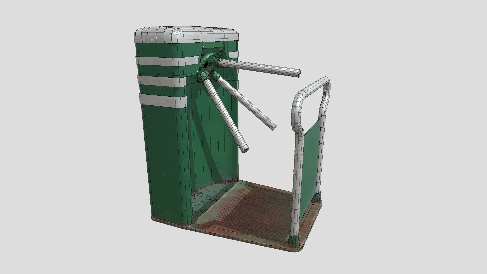 Turnstile - 3D model by kitix_3d [80f65f4] - Sketchfab