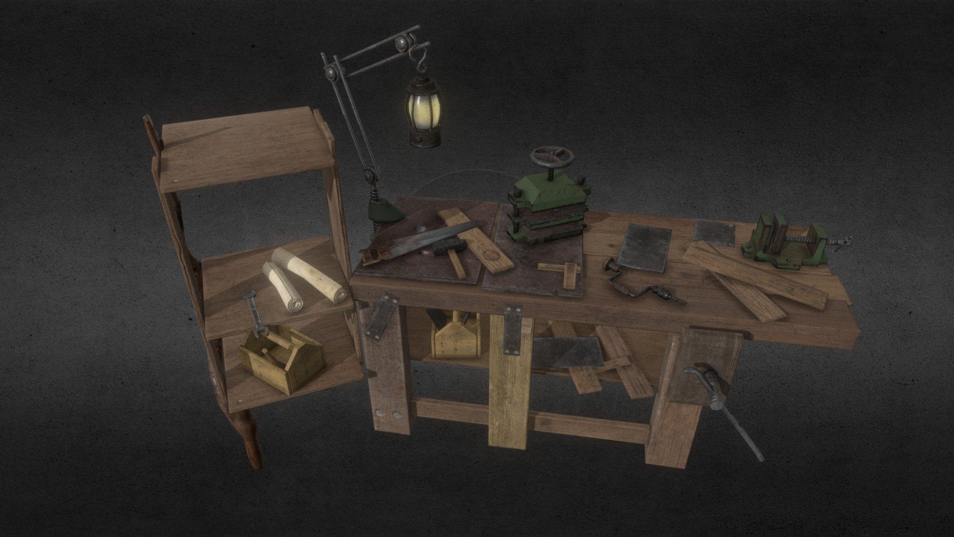 Workbench - 3D model by SeferotR [80f6c23] - Sketchfab