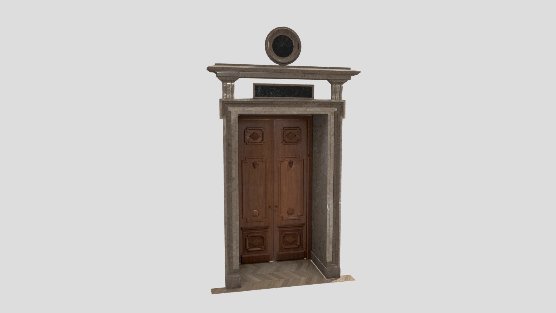 Wooden door - Download Free 3D model by alixbaur [80f75da] - Sketchfab