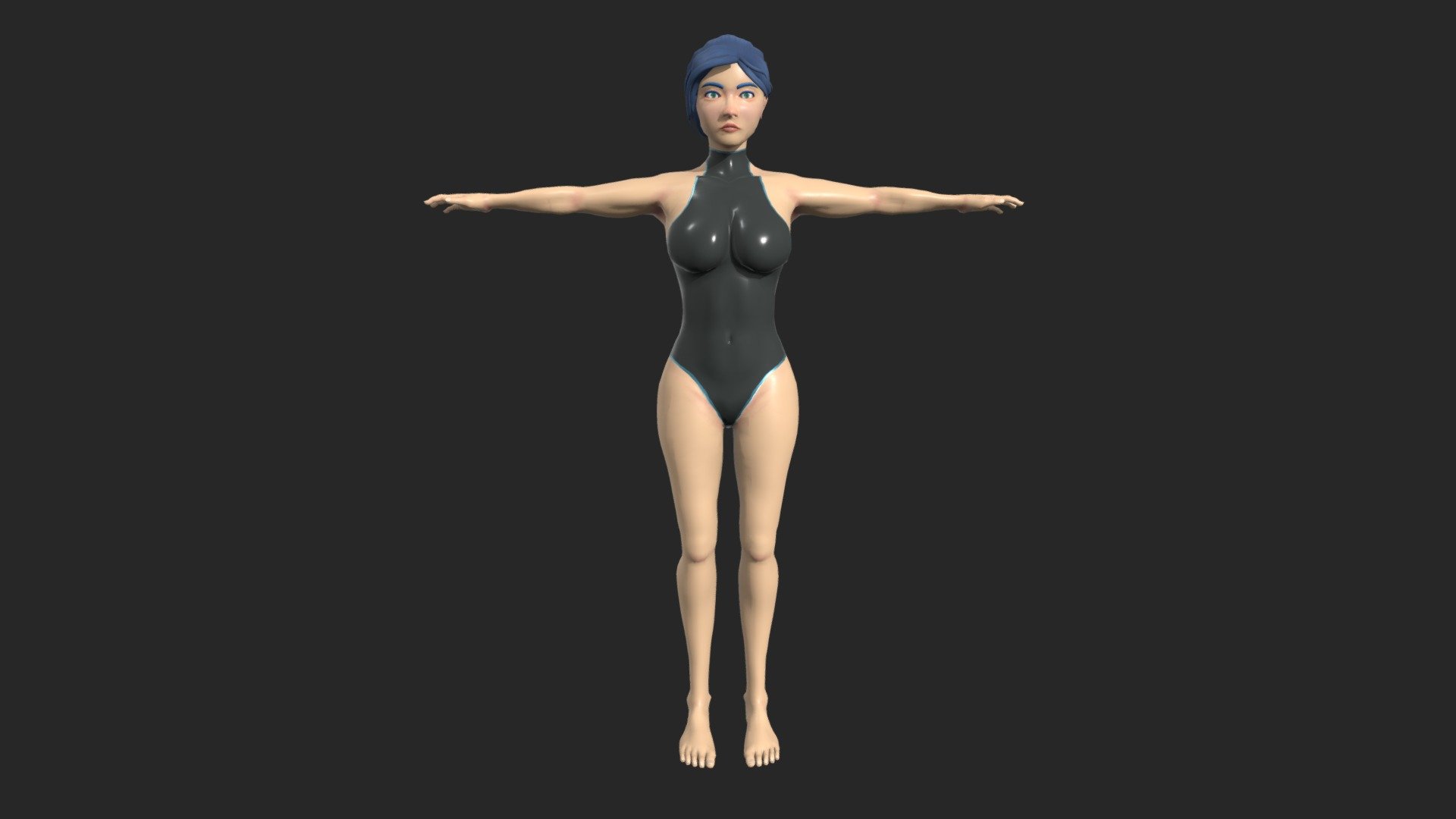 female - Download Free 3D model by tukuru_kunn [80f8050] - Sketchfab