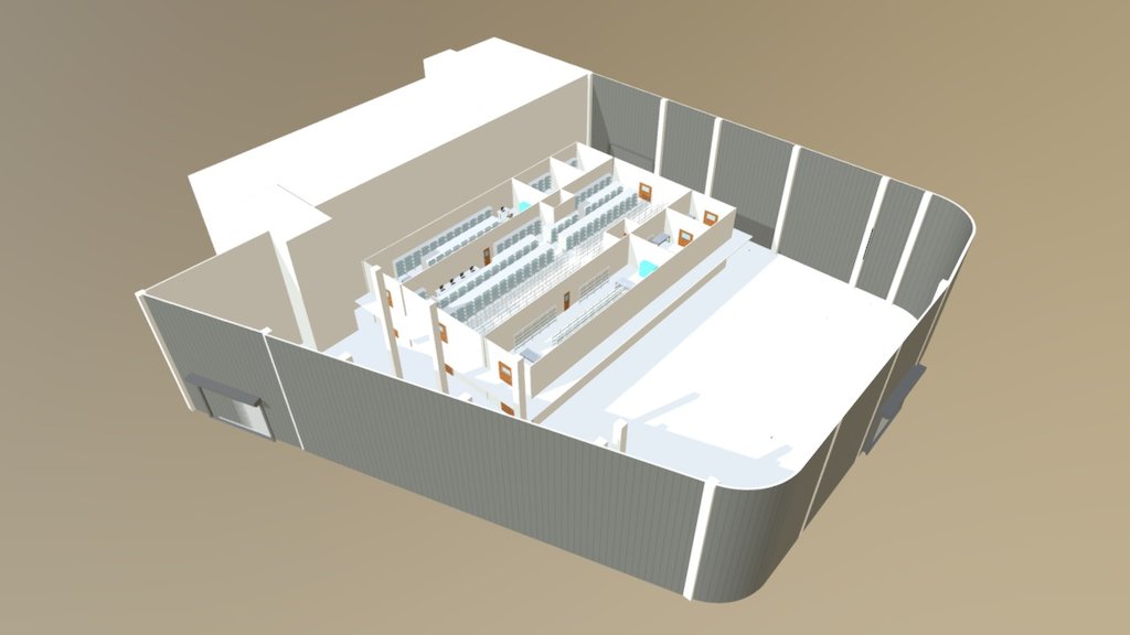 Warehouse Layout 13 - WarehouseBlueprint - 3D model by ...
