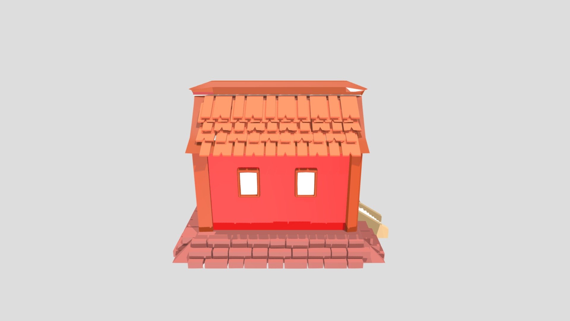House Low Poly ( Free) - 3D model by ryu9 [80f97f1] - Sketchfab