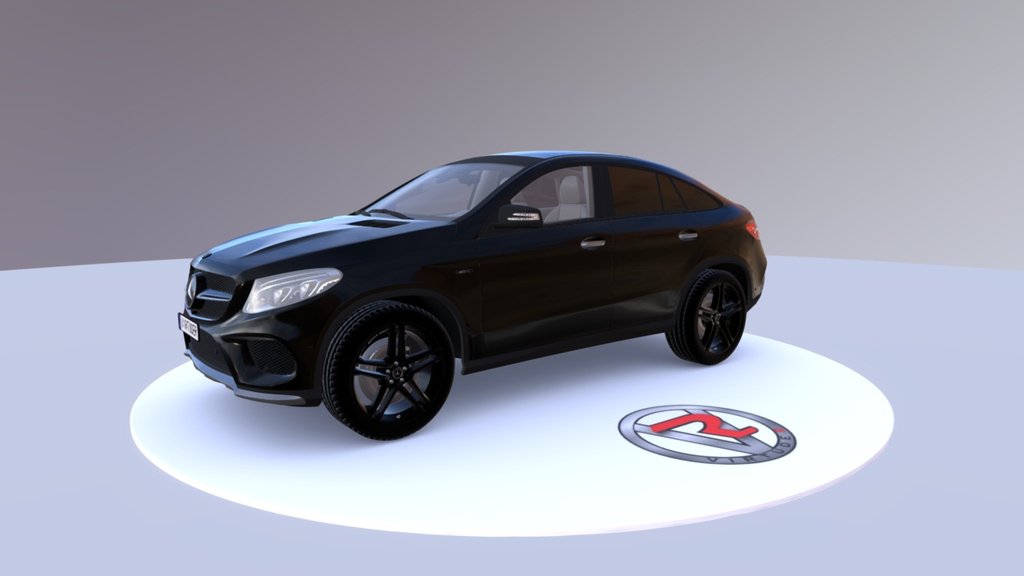 Mercedes-Benz GLE Coupe AMG Line 2014 - 3D model by VirtudeR [80f9c75 ...