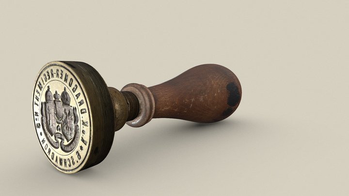 Stamp-seal 3D models - Sketchfab