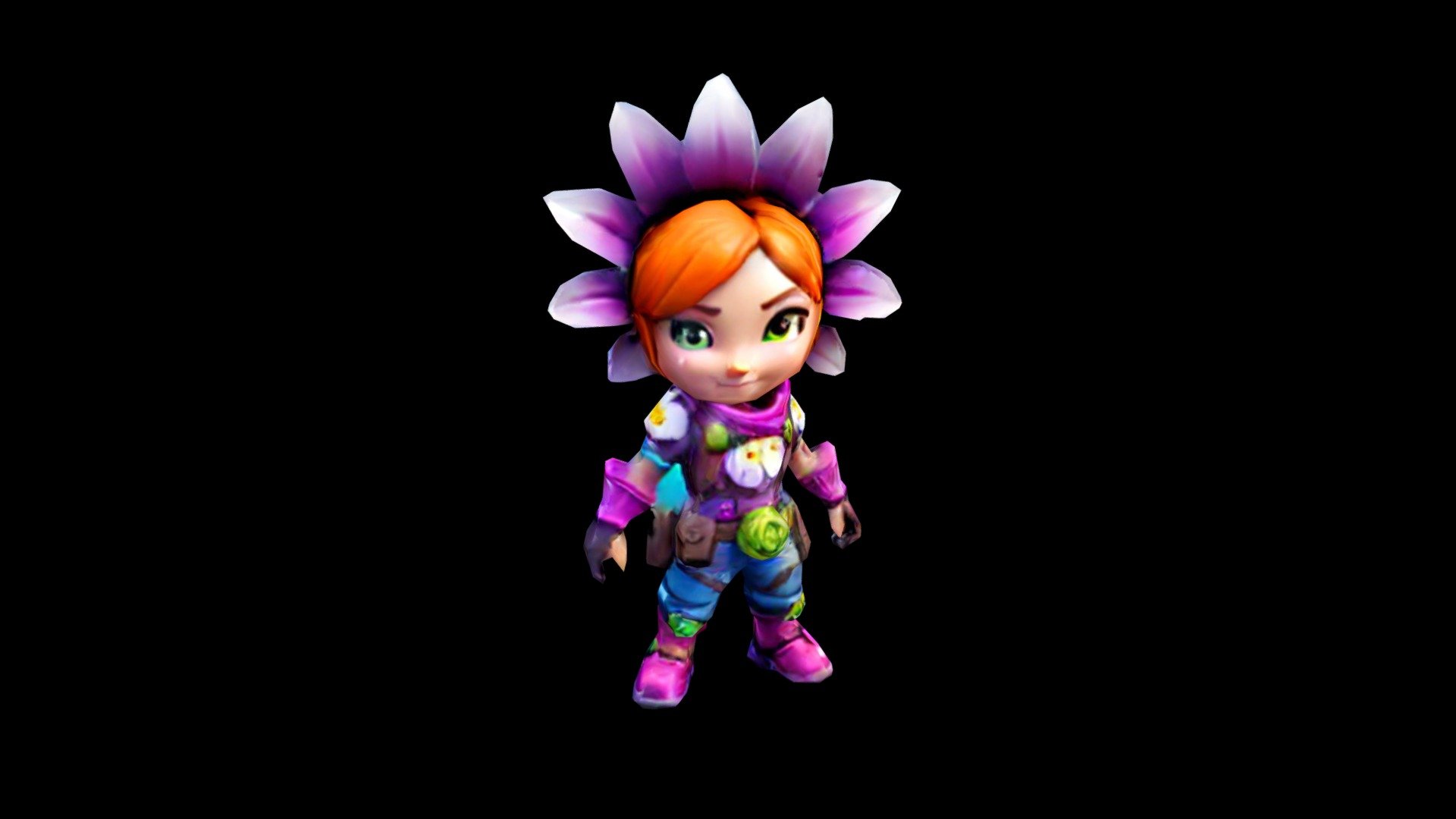 Colorful Amulet Meet Lila, the Warrior Flower Wi - Download Free 3D ...