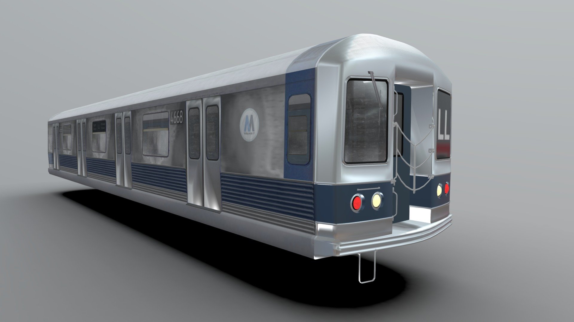 NYCT R42 Subway car (1969 Original) - 3D model by NanoRay [81008bf] - Sketchfab
