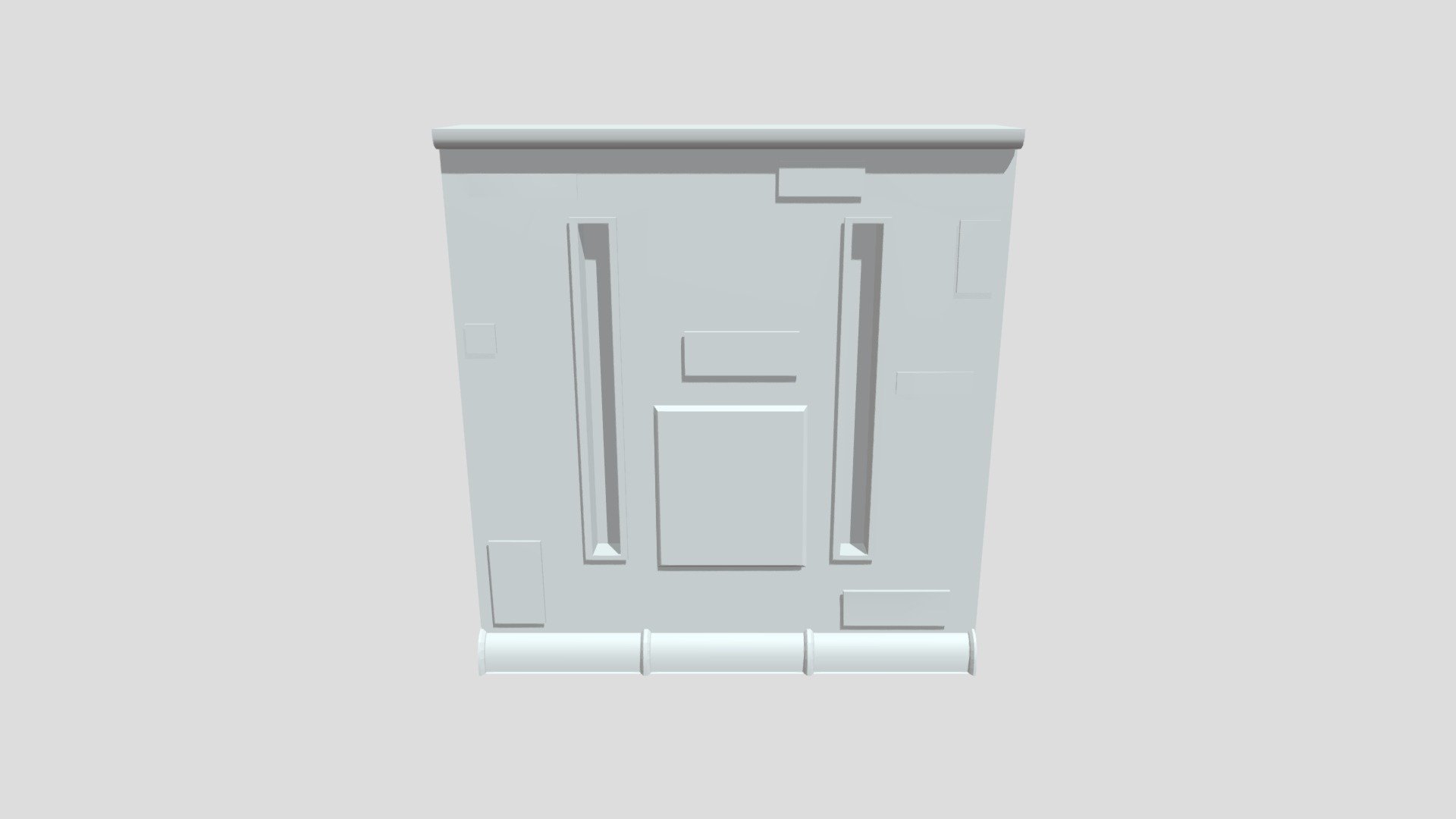 Slatted Dungeon Wall - 3D model by Jack Maddigan (@JackMaddigan ...