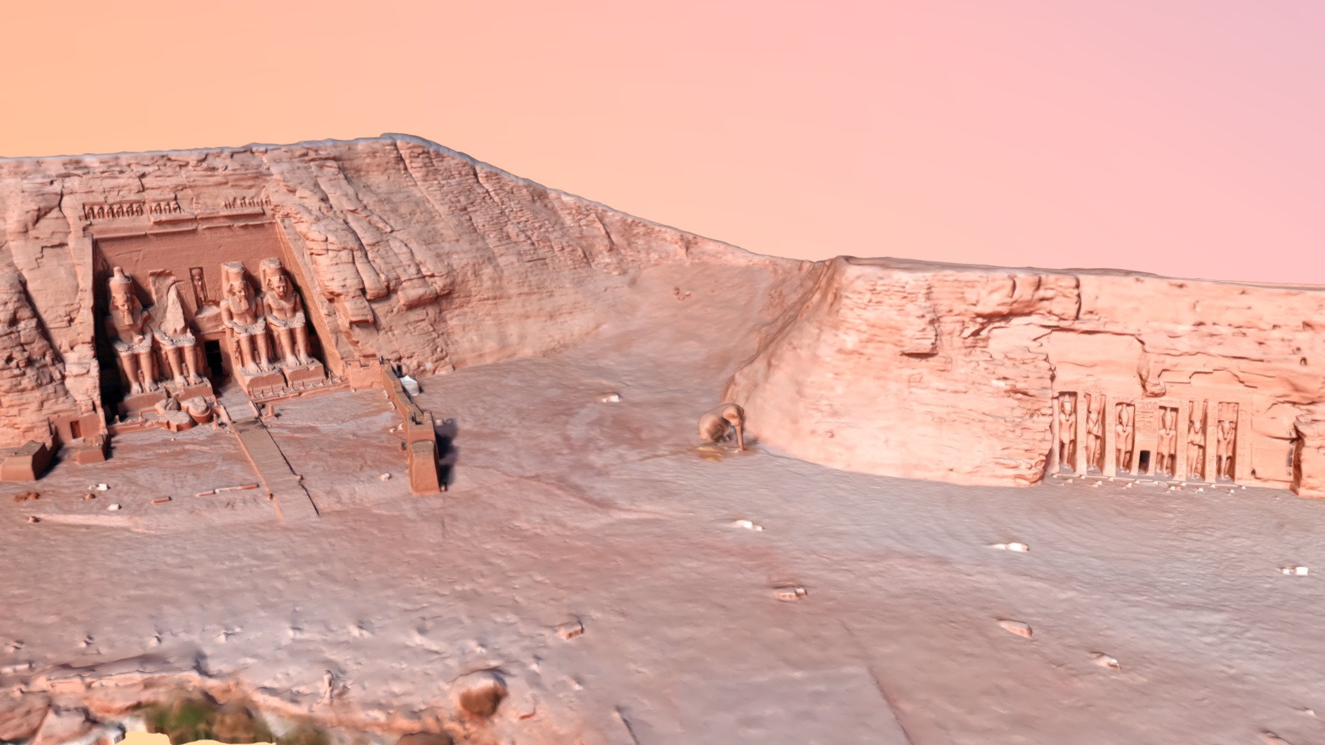 Abu Simbel - Buy Royalty Free 3D model by Théo Derory (@Theo.Derory ...