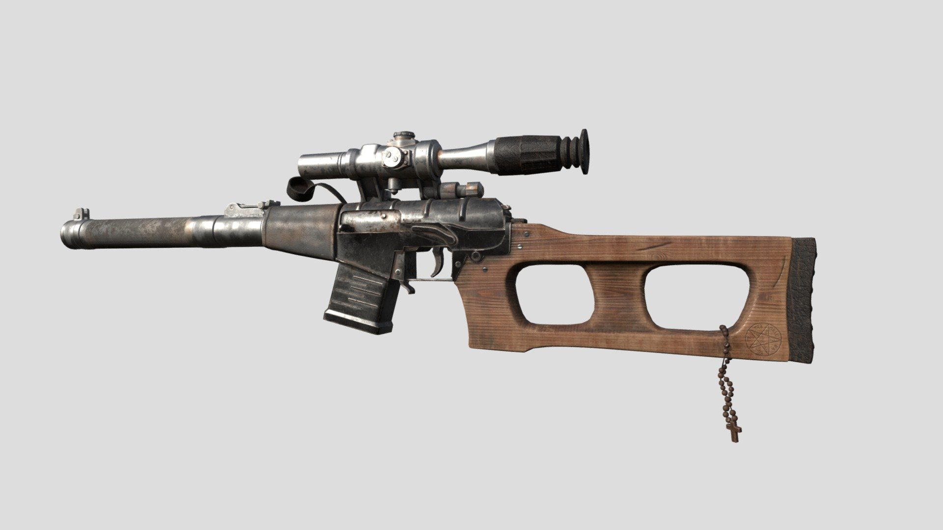 GUN_VSS - 3D model by S_surfer [810465f] - Sketchfab