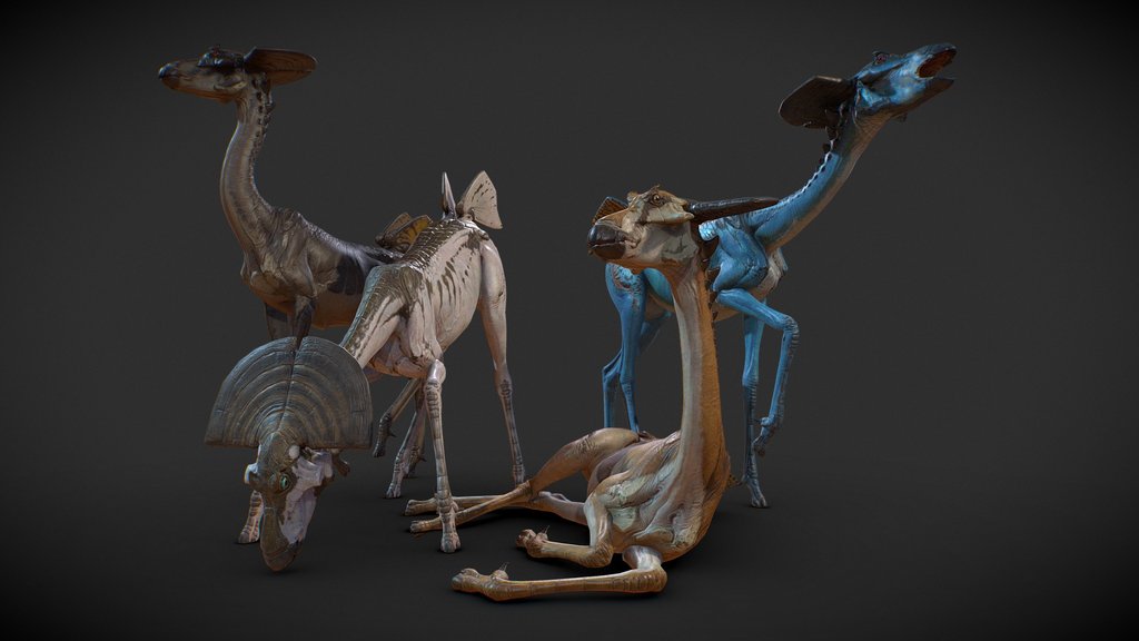 Creatures - A 3D model collection by WulfUnger - Sketchfab